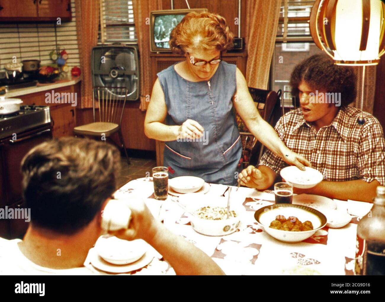 Family Dinner Table Vintage