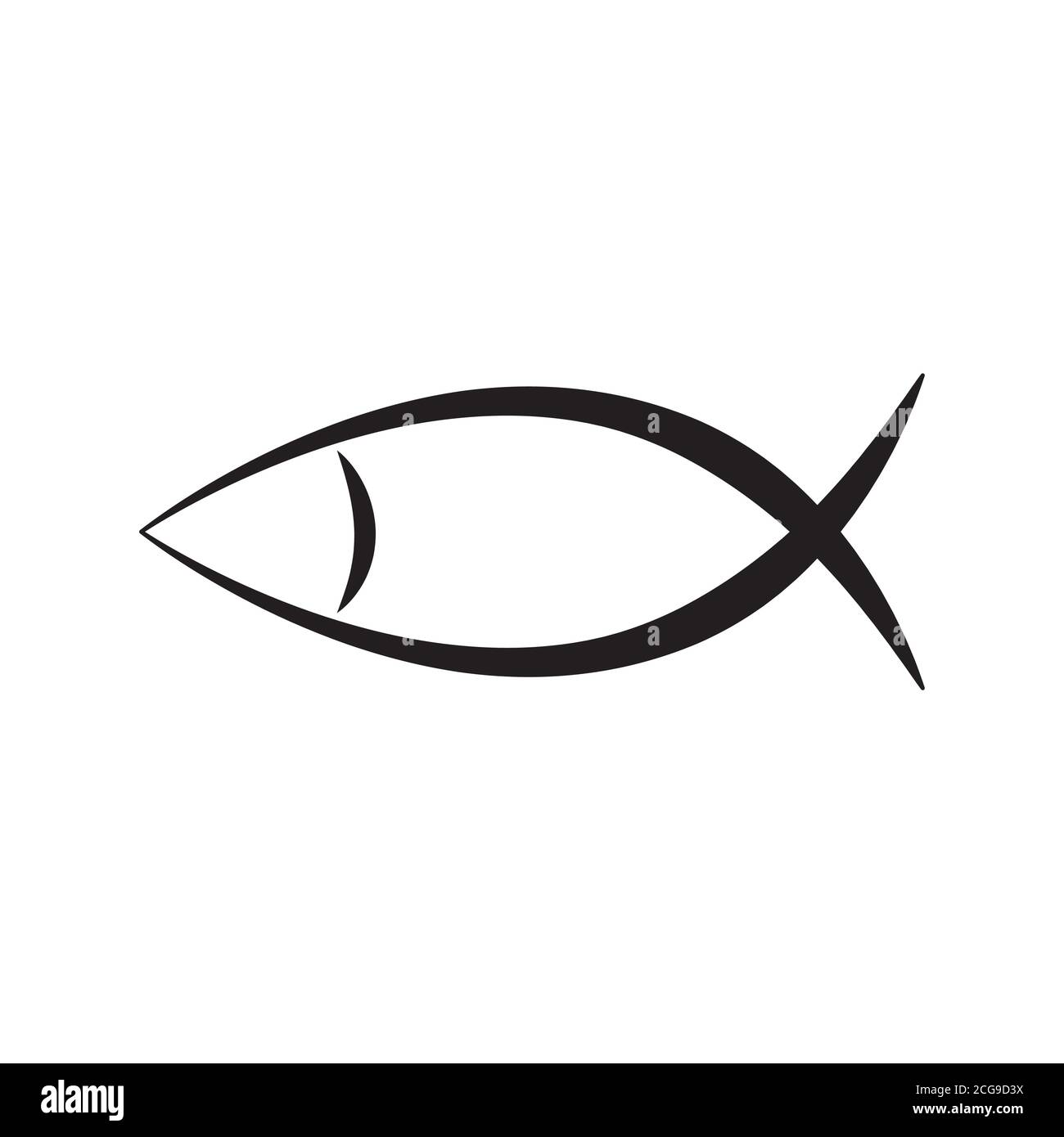 Fish icon, vector symbol isolated Stock Vector Image & Art - Alamy