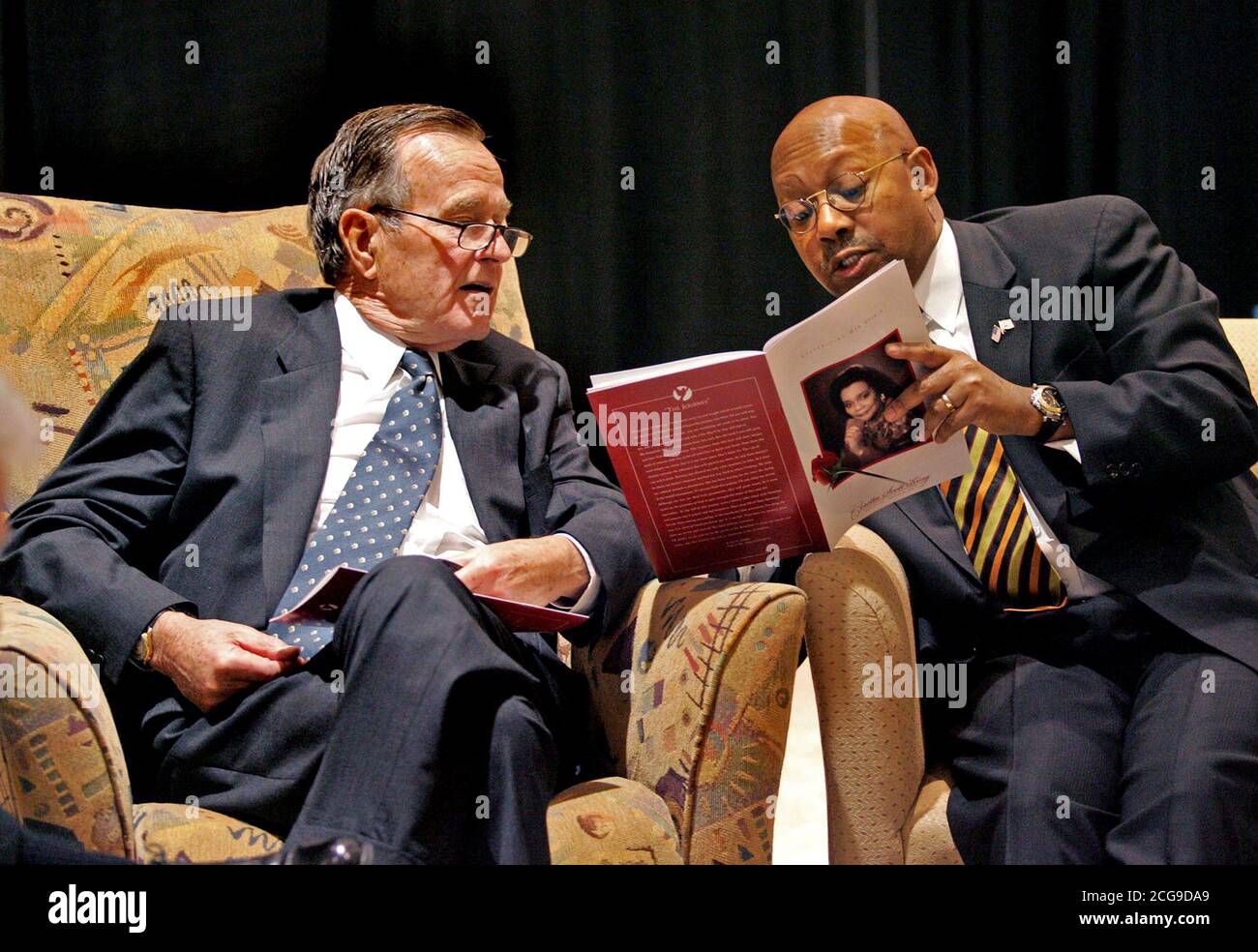 President Bush, Laura Bush: Homecoming Celebration for Mrs. Coretta ...