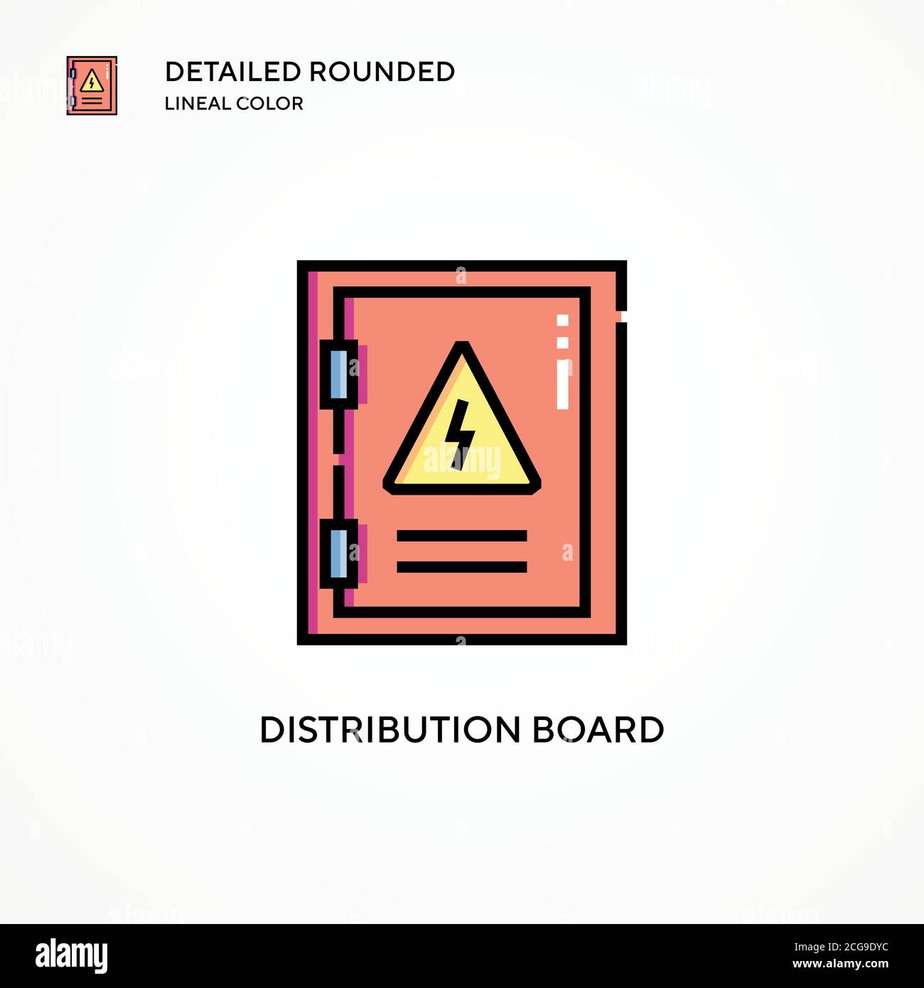 Electrical distribution board Stock Vector Images - Alamy
