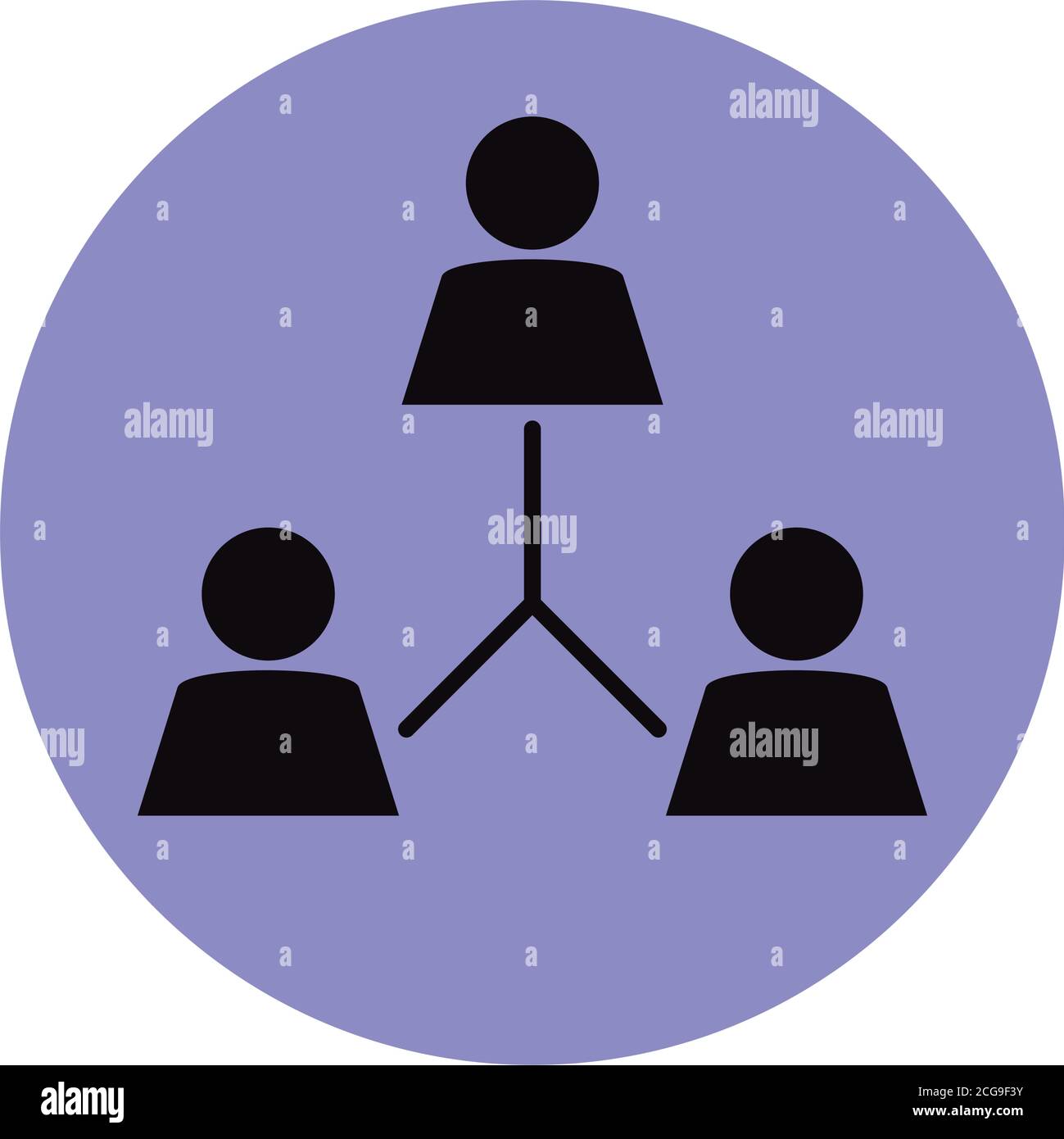 together, company organization teamwork pictogram, block silhouette ...