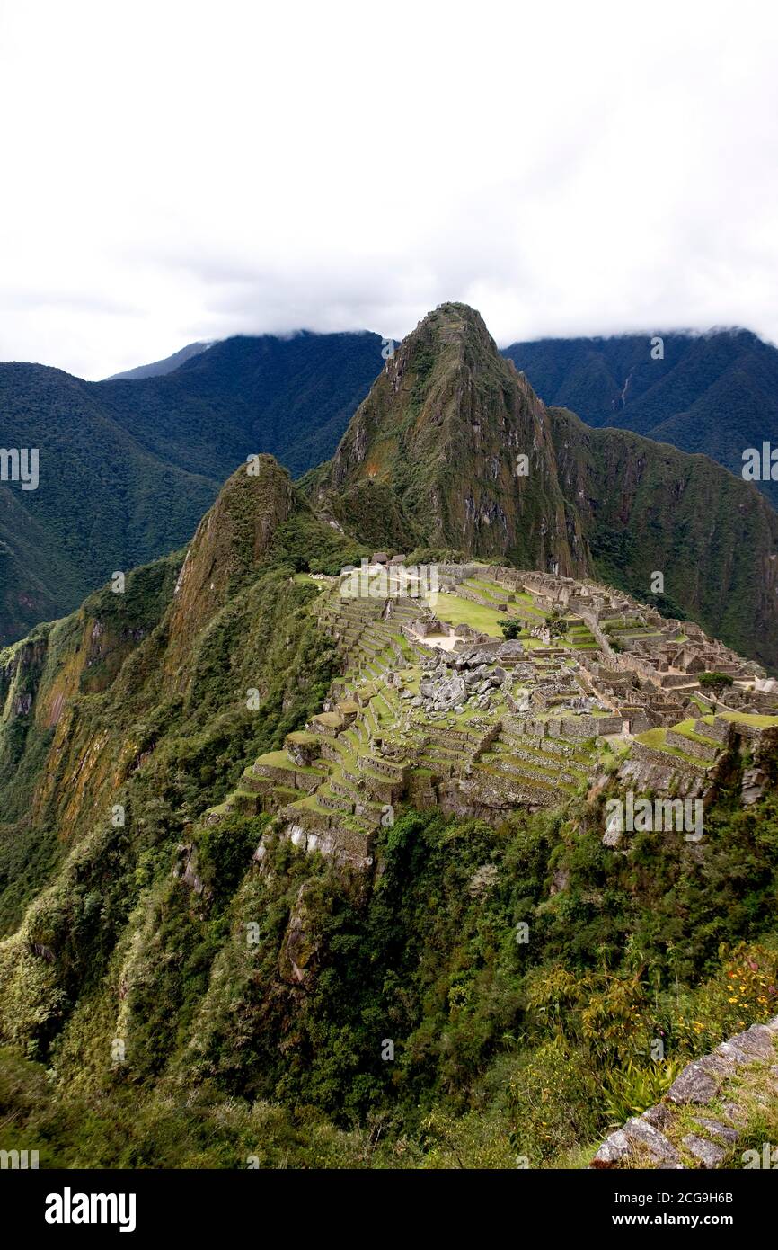 MACHU PICCHU, THE LOST CITY OF THE INCAS, PERU Stock Photo - Alamy