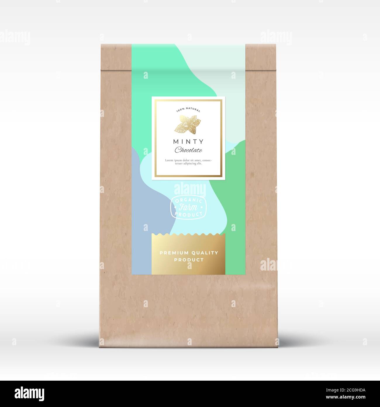 Leaf minty logo hi-res stock photography and images - Alamy