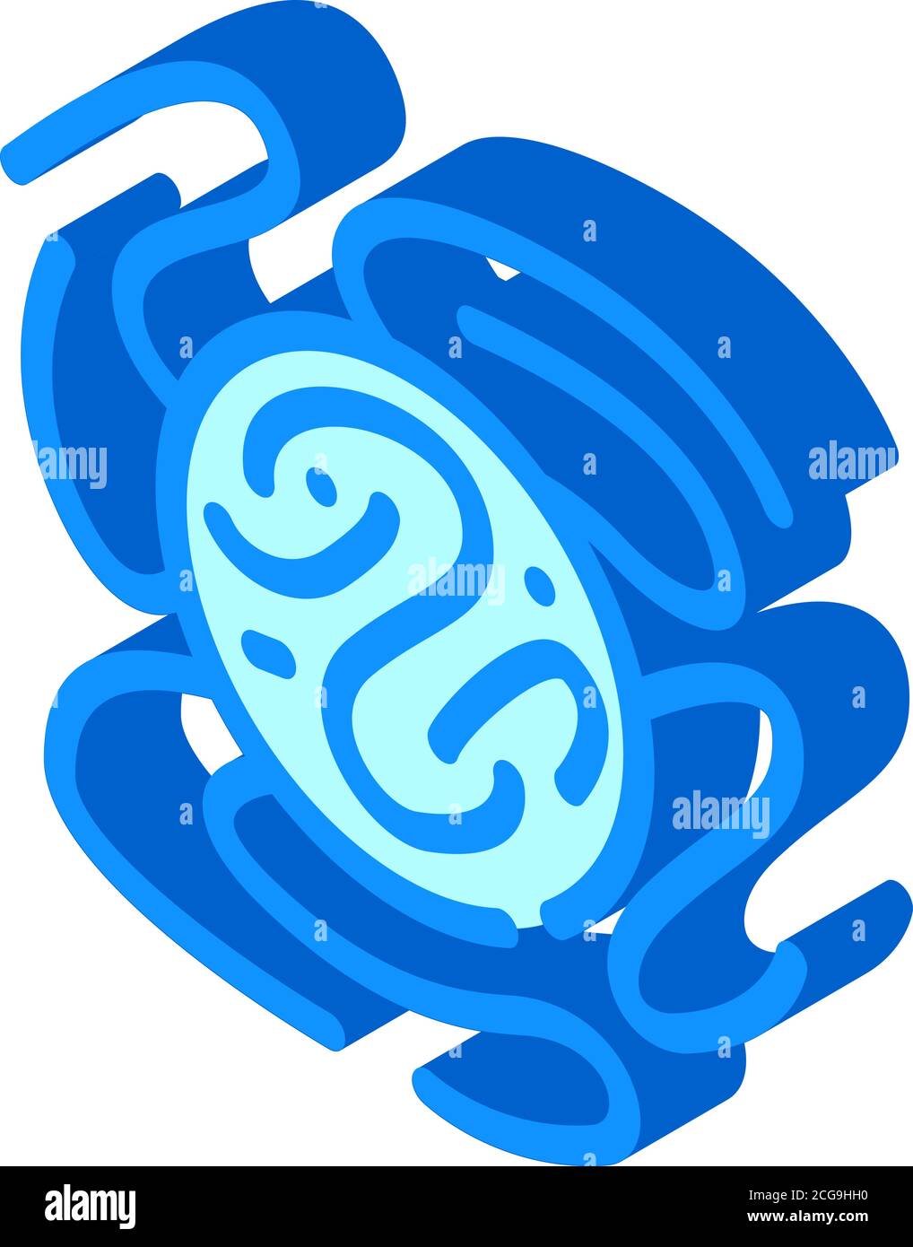 dangerous virus isometric icon vector isolated illustration Stock ...