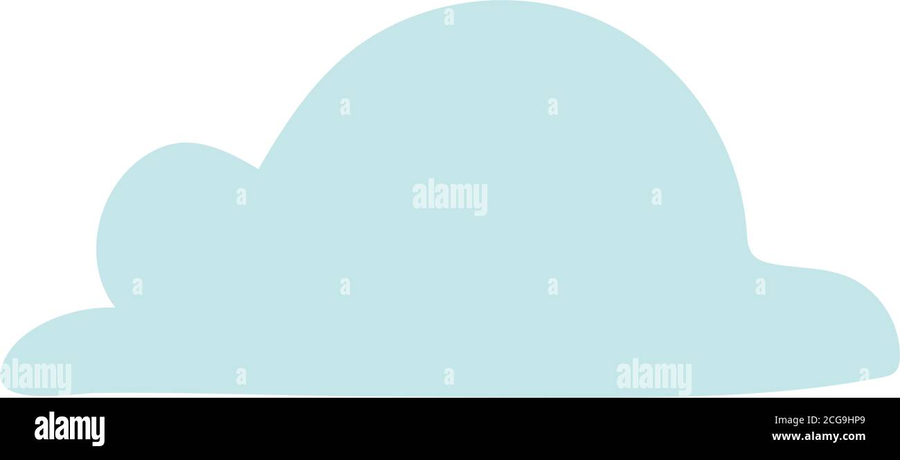 Isolated cloud shape vector design Stock Vector Image & Art - Alamy