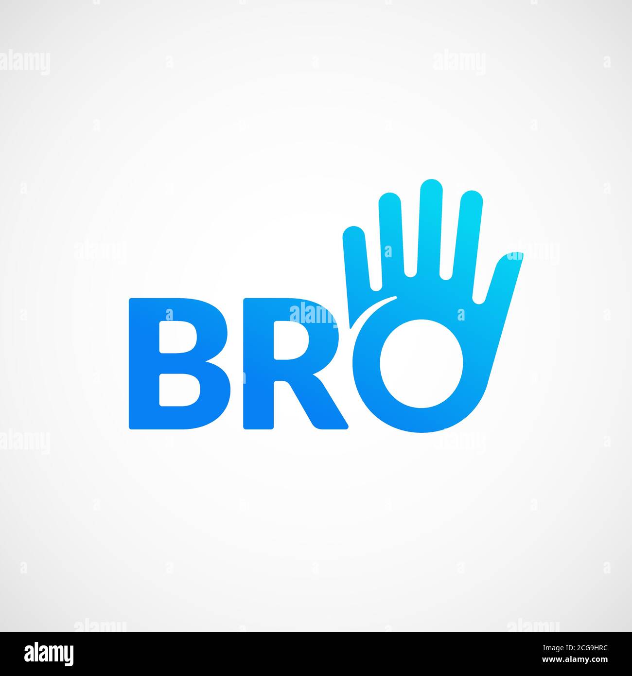Bro or Borther Abstract Vector Sign, Emblem or Logo Template ...