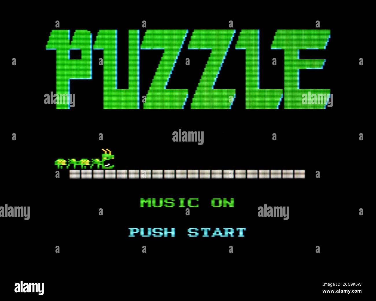 Puzzle - Nintendo Entertainment System - NES Videogame - Editorial use ...