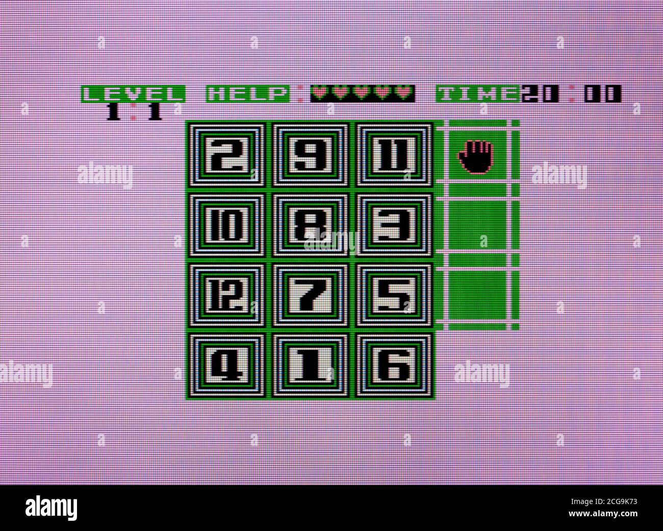 Puzzle - Nintendo Entertainment System - NES Videogame - Editorial use ...