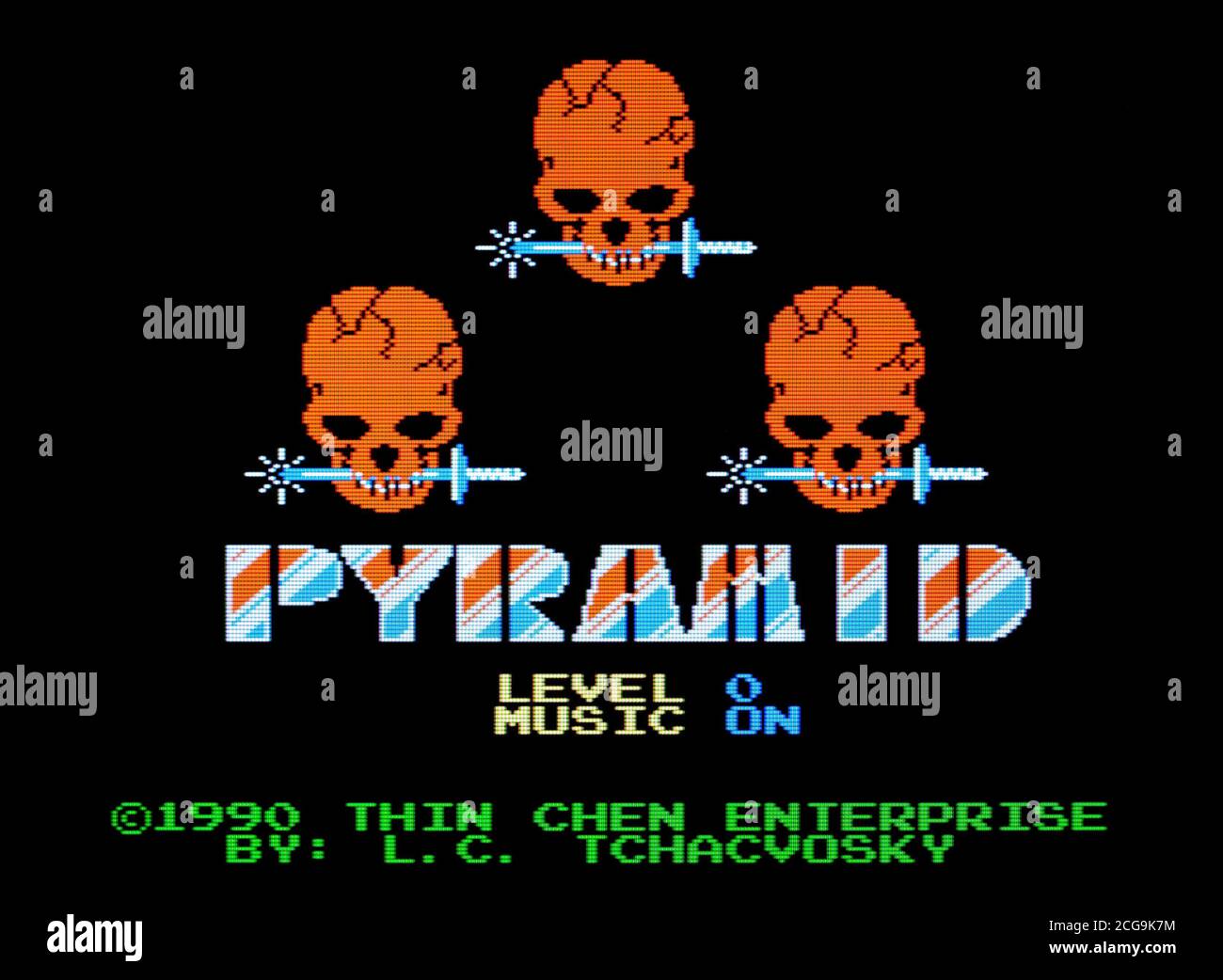 Pyramid - Nintendo Entertainment System - NES Videogame - Editorial use ...