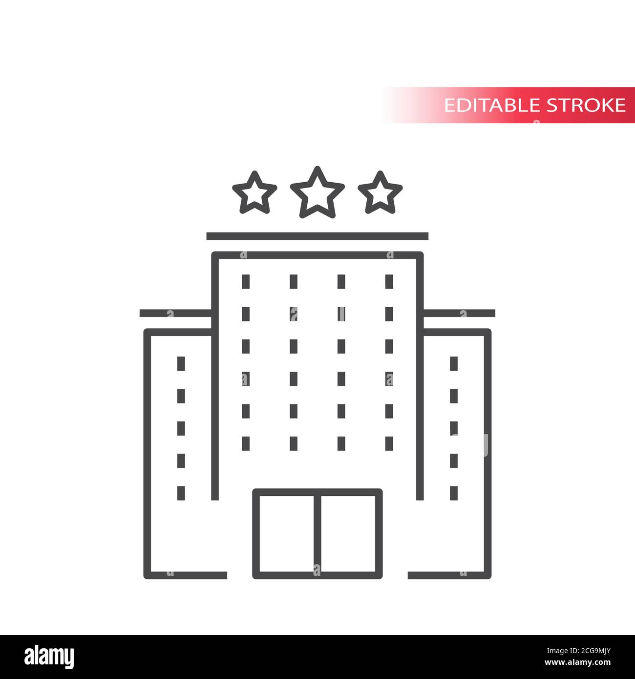 Hotel Building Clipart