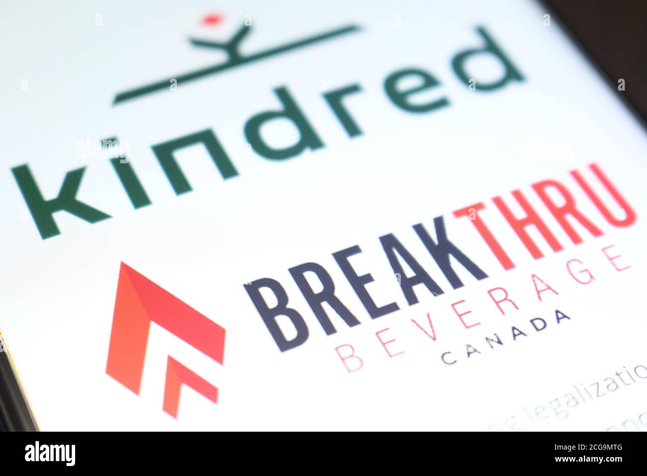 Kindred cannabis company hi-res stock photography and images - Alamy