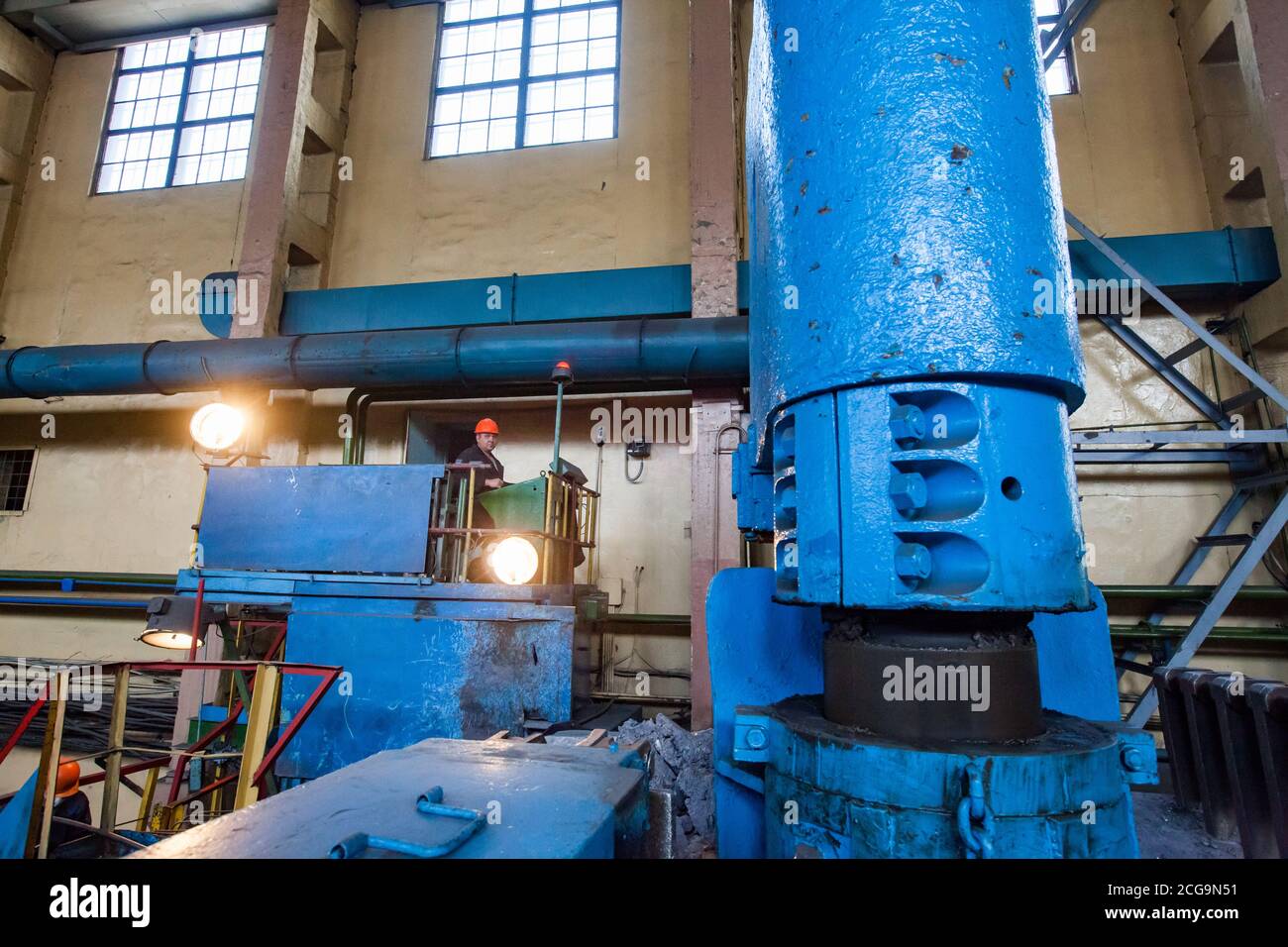 Iron punching machine hi-res stock photography and images - Alamy