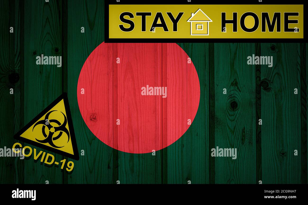 Flag of the Bangladesh in original proportions. Quarantine and ...