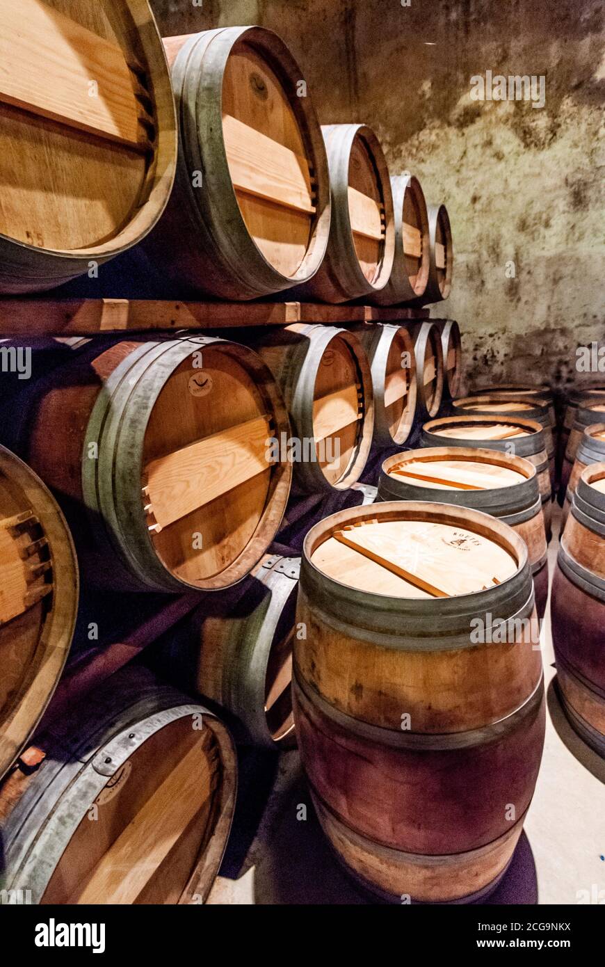Pile of metal barrels hi-res stock photography and images - Alamy
