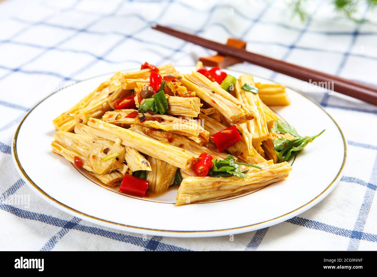Cold bean curd stick Stock Photo - Alamy