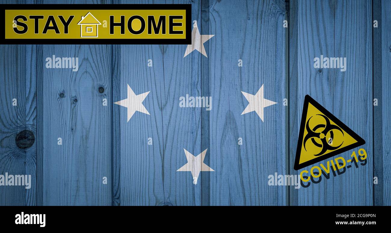 Flag of the Federated States of Micronesia in original proportions ...