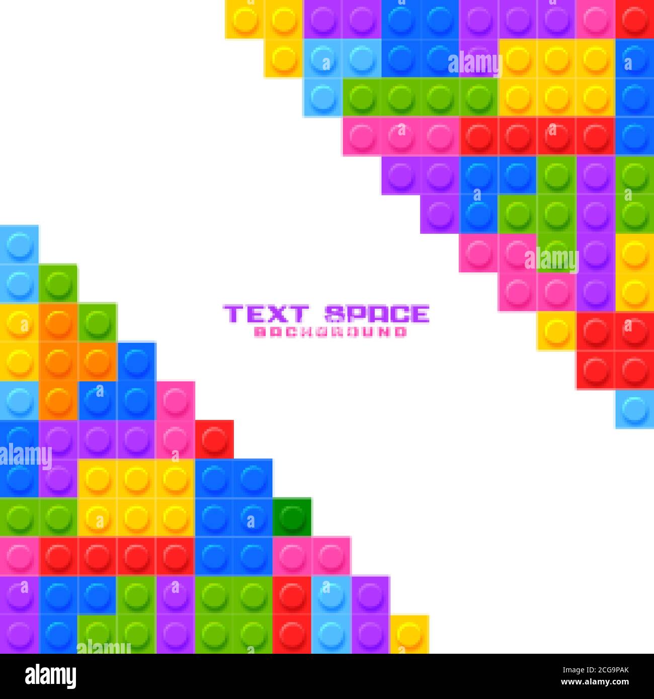 Lego building blocks background Stock Vector Images - Alamy