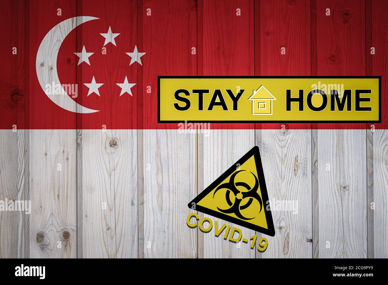 Flag of the Singapore in original proportions. Quarantine and isolation ...
