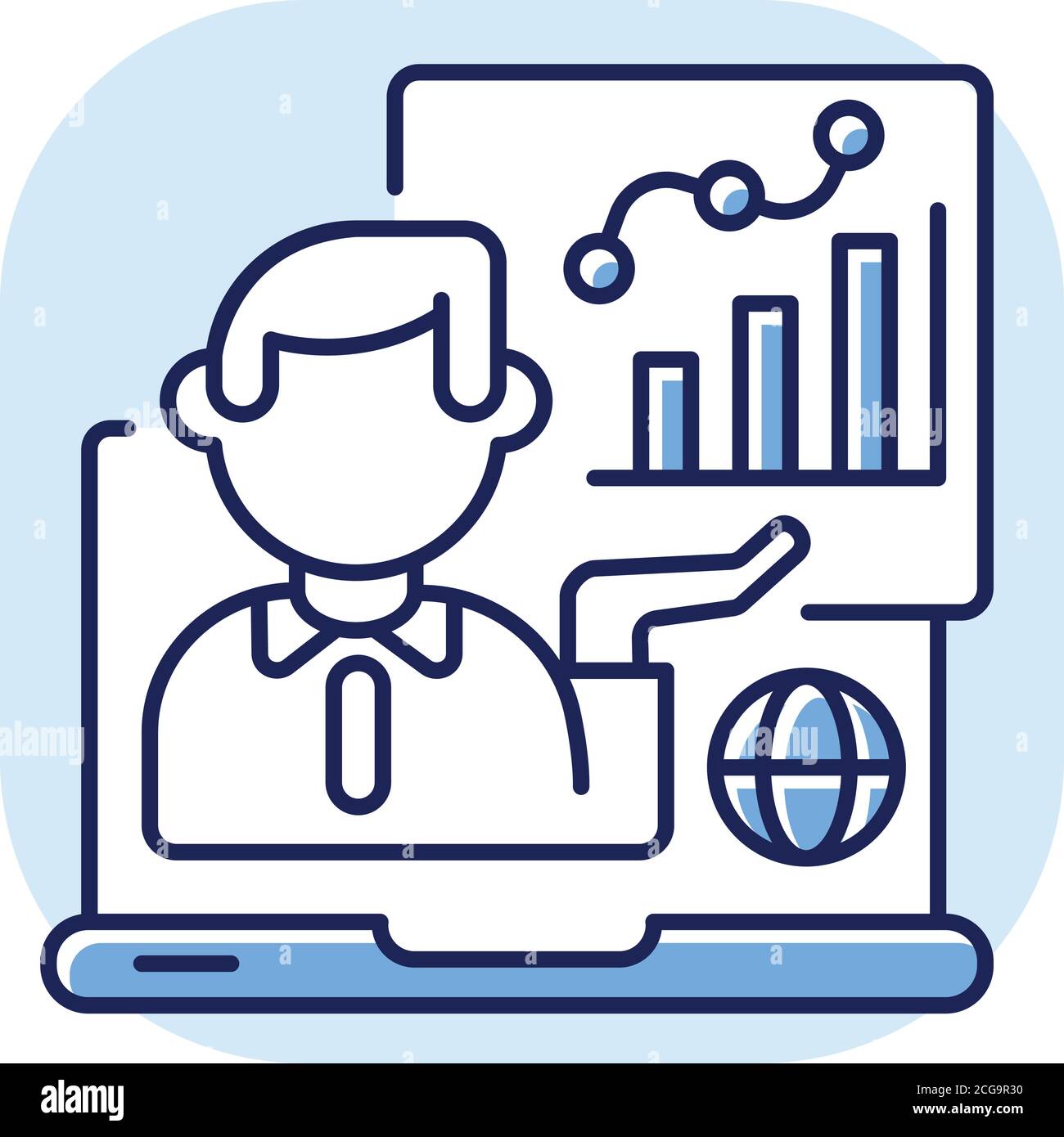 Presentation distant Cut Out Stock Images & Pictures - Alamy