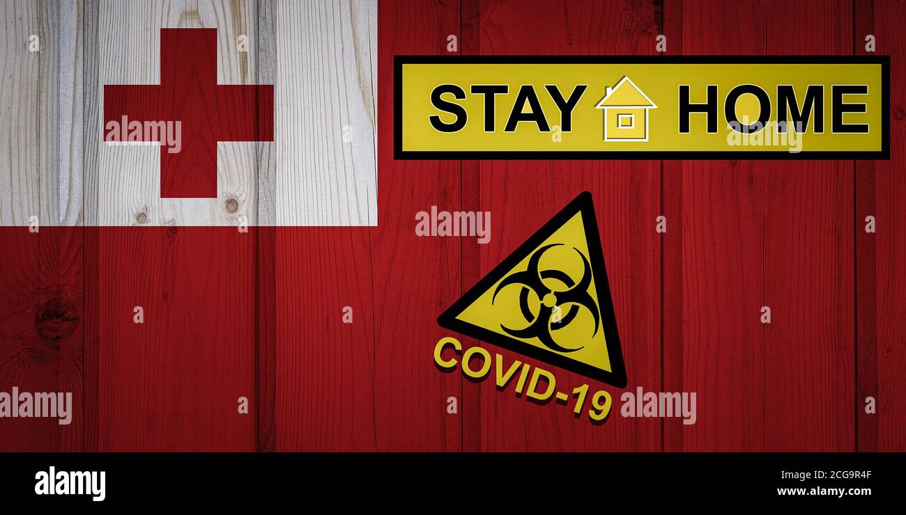 Flag of the Tonga in original proportions. Quarantine and isolation ...