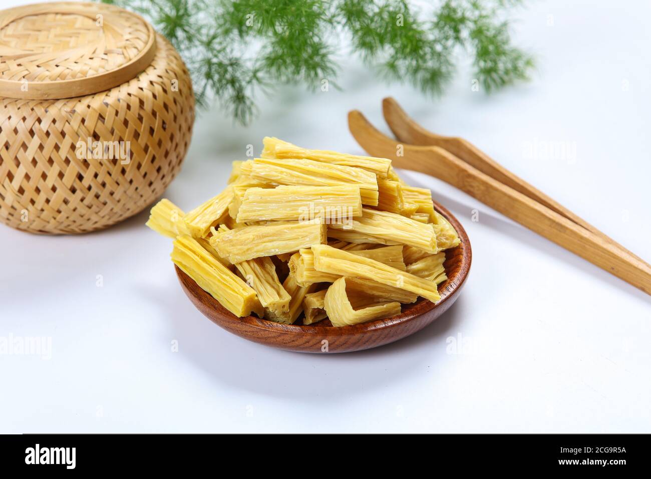 Dry bean curd stick Stock Photo - Alamy
