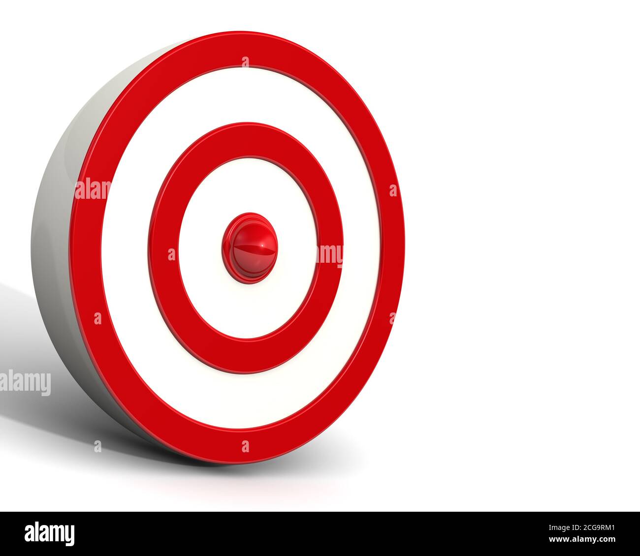 Target. Circular target on the white surface Stock Photo - Alamy