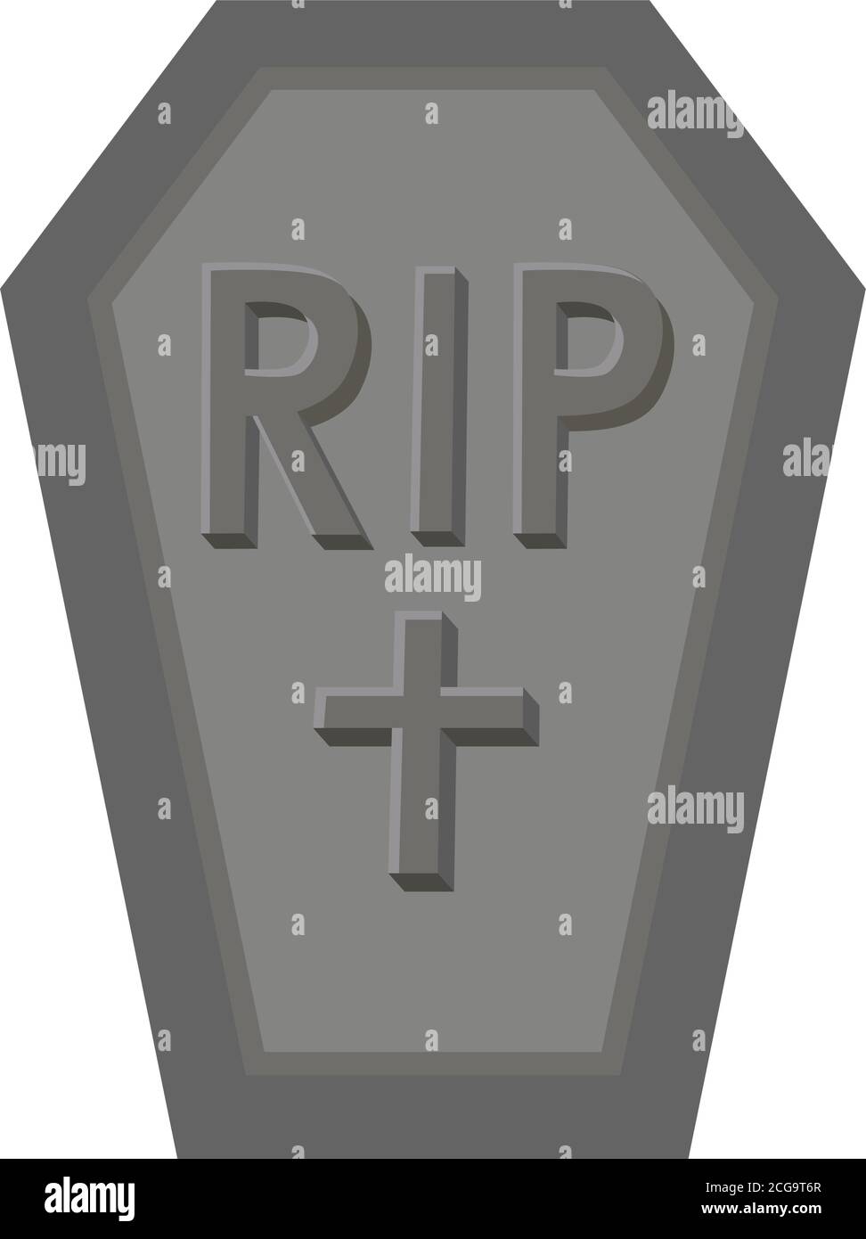 rip grave with cross vector design Stock Vector Image & Art - Alamy