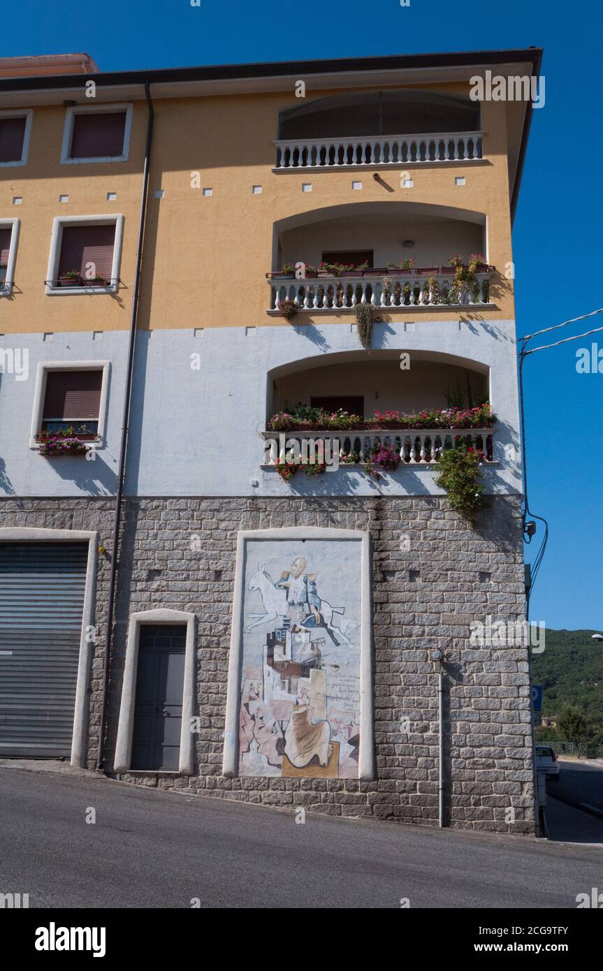 ORGOSOLO - ITALY - 15 AGOSTO 2020: Murales in Orgosolo Italy Since ...