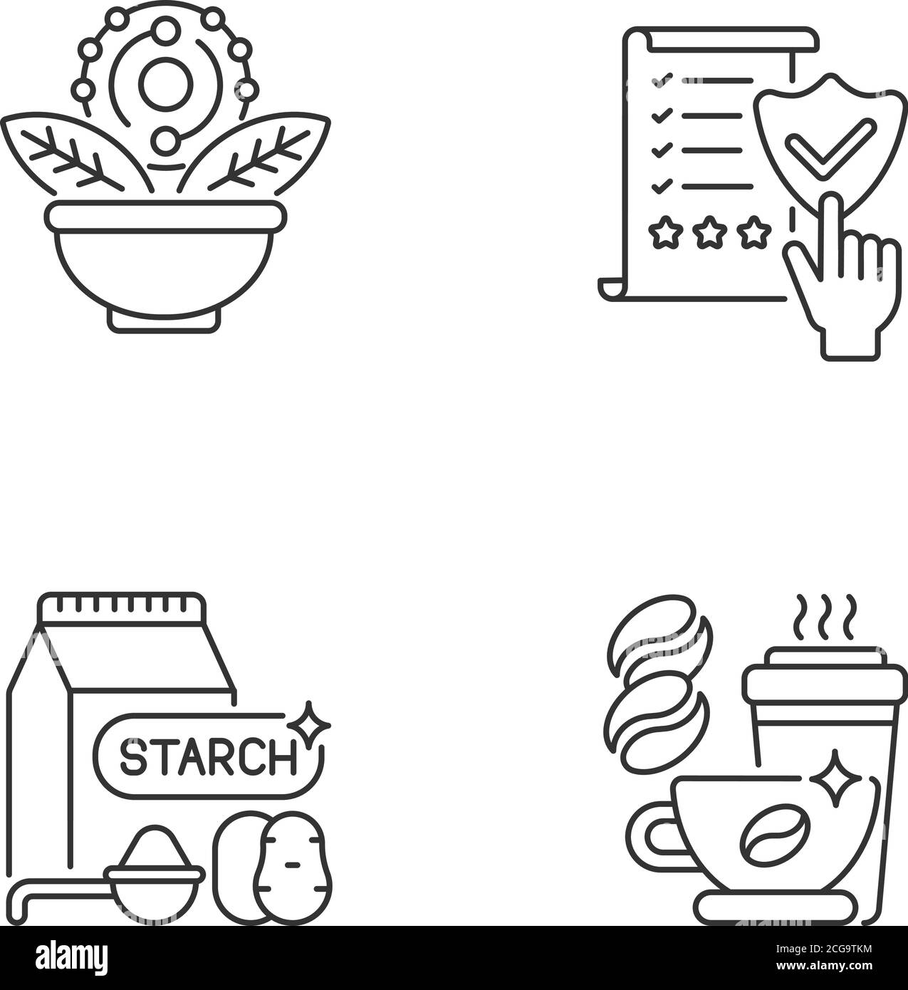 Diet linear icons set Stock Vector Image & Art - Alamy