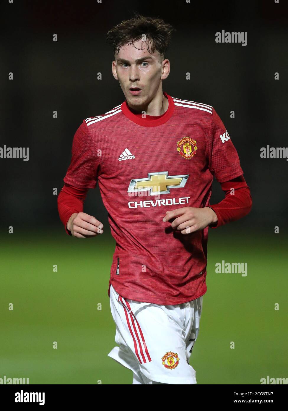 Manchester United's James Garner during the EFL Trophy Northern Group B ...