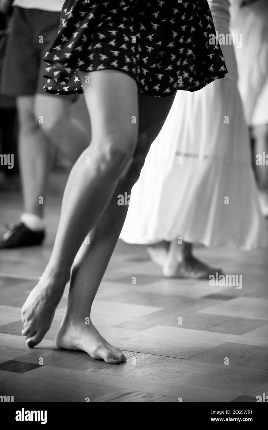 Spinning around in the dance Stock Photo - Alamy