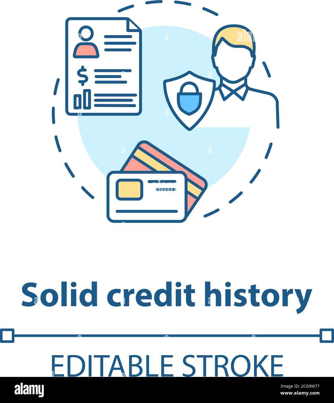 Credit history Cut Out Stock Images & Pictures - Alamy