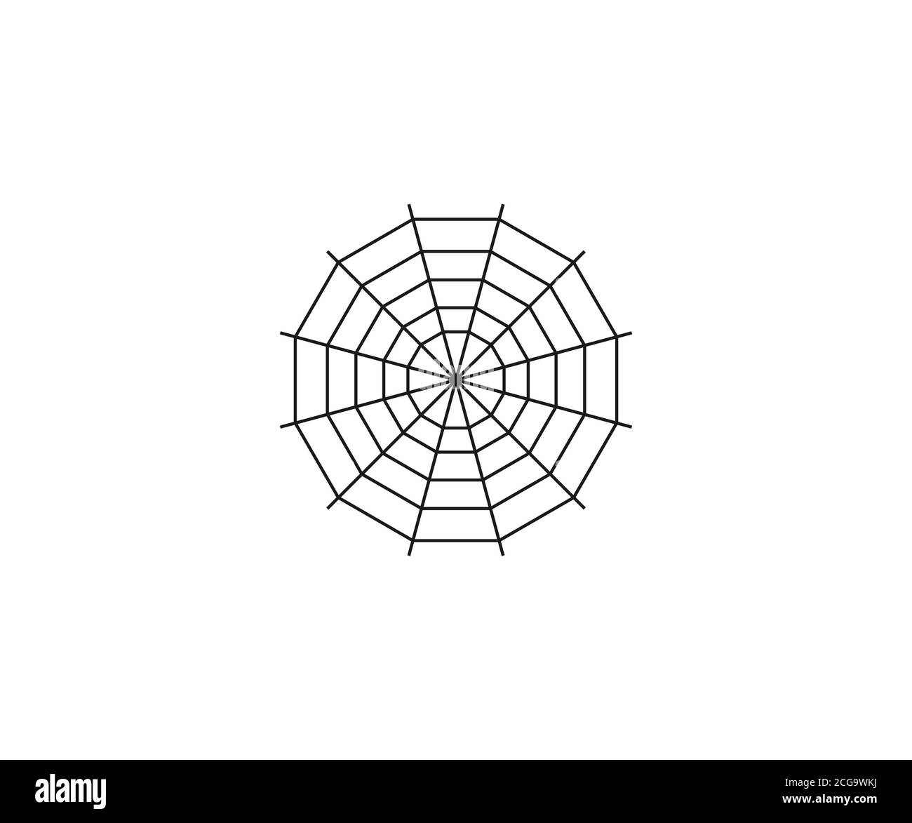 Cobweb icon on white background. Vector illustration, flat design Stock Vector Image & Art - Alamy