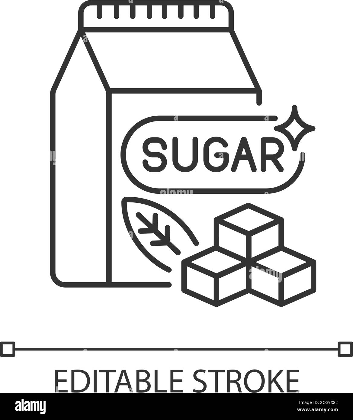 Simple sugars Stock Vector Images - Alamy