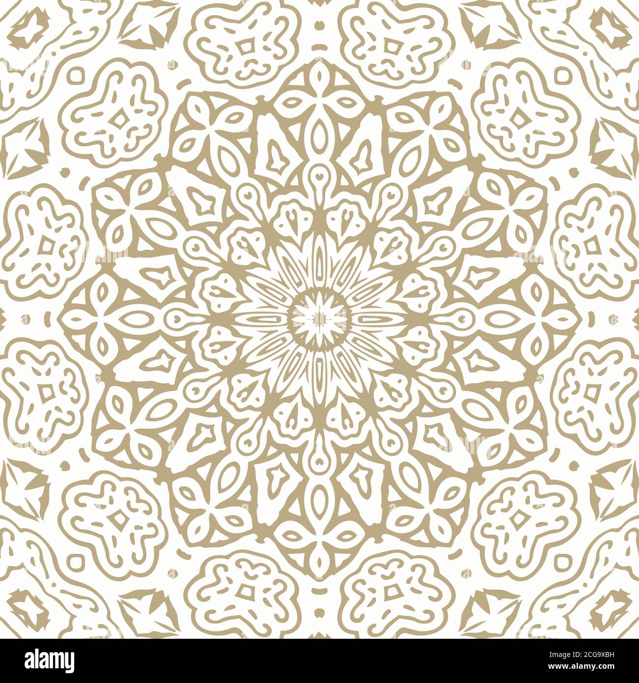 Arabic pattern seamless background Stock Vector Images - Alamy