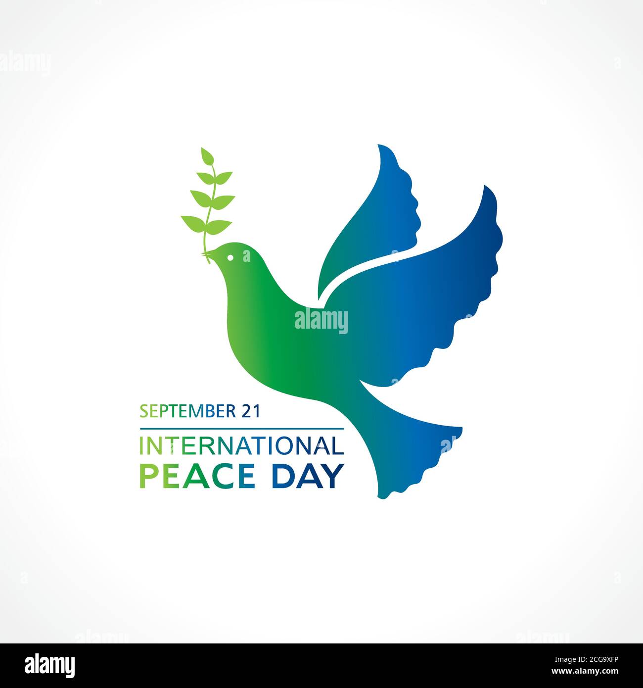 Vector Illustration of International Peace Day observed on September 21 ...
