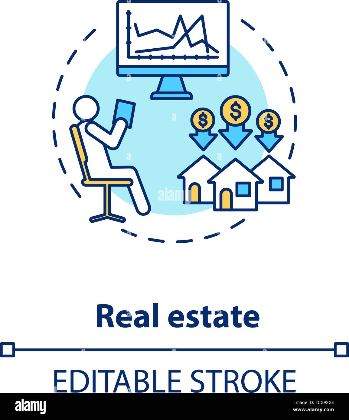 Real estate analytics Cut Out Stock Images & Pictures - Alamy