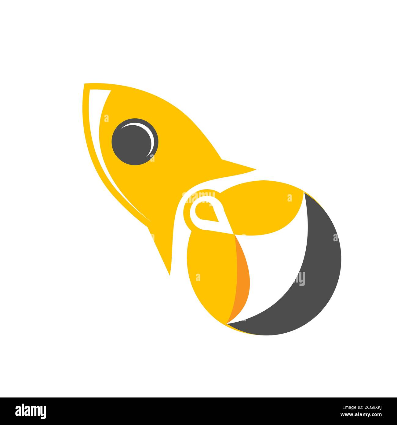 Rocket icon isolated on white background for element design. Rocket ...