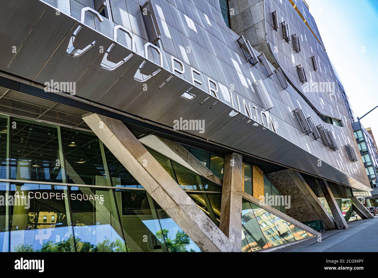 41 Cooper Square, Exterior Façade Detail, Cooper Union, New York City ...