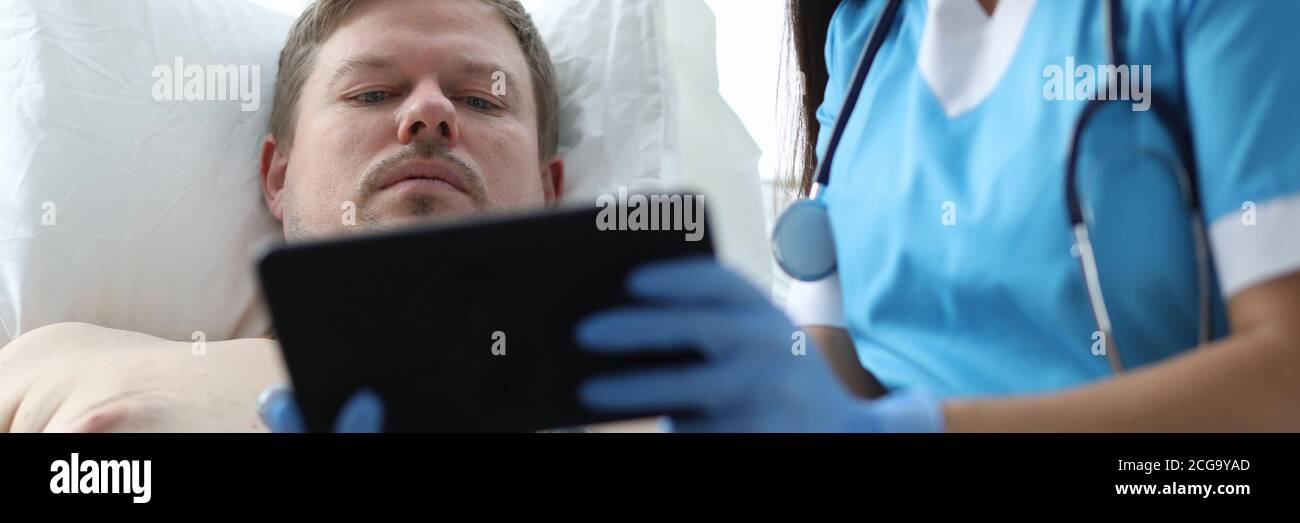 Stethoscope on female neck Stock Photo - Alamy