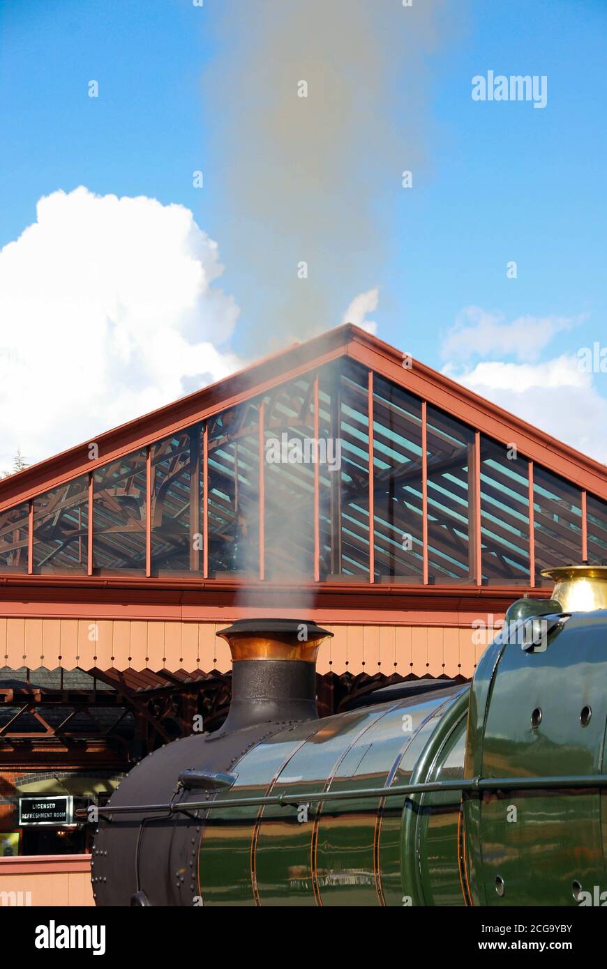 Steam funnel railway locomotive hi-res stock photography and images - Alamy