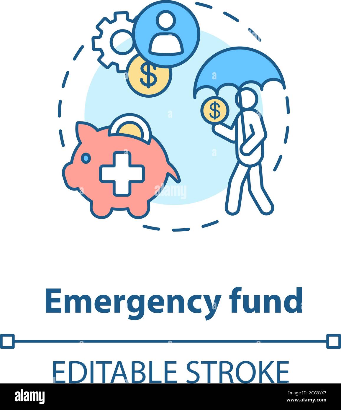 Emergency fund icon Stock Vector Image & Art - Alamy