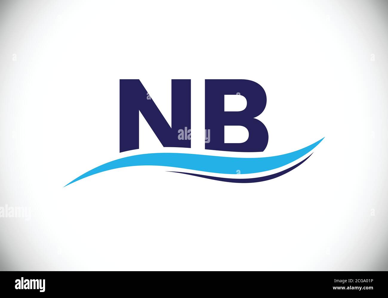 B n initial logo hi-res stock photography and images - Alamy
