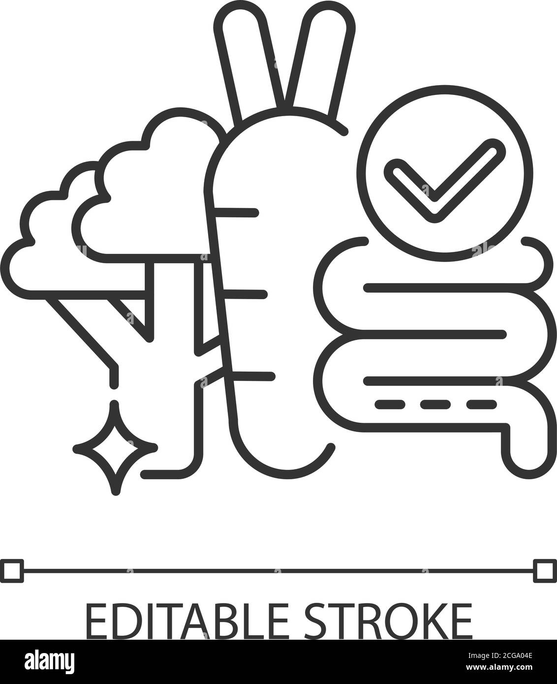 Fibre linear icon Stock Vector Image & Art - Alamy