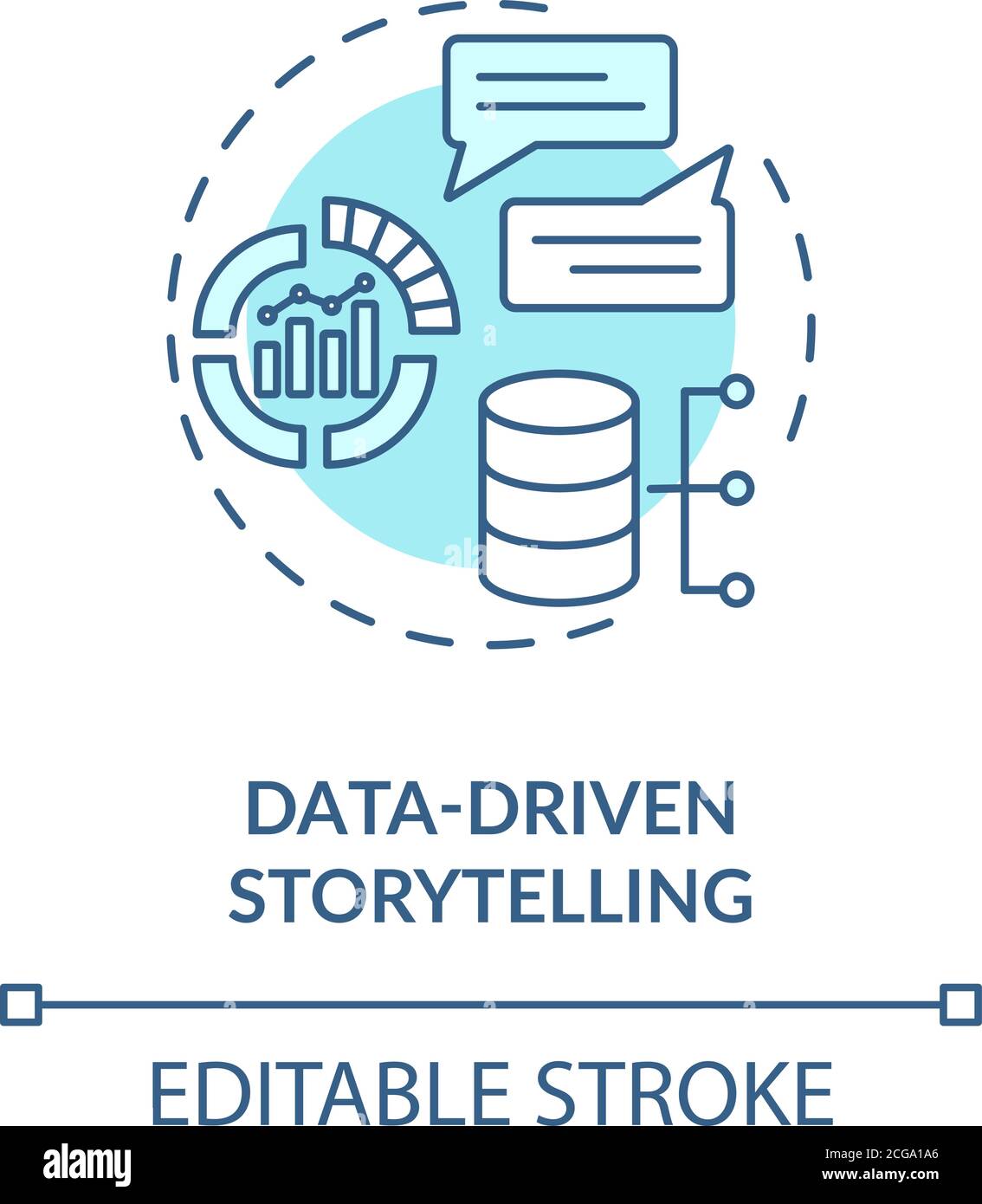 Data-driven storytelling concept icon Stock Vector Image & Art - Alamy Data-driven storytelling concept icon Stock Vector Image & Art - Alamy