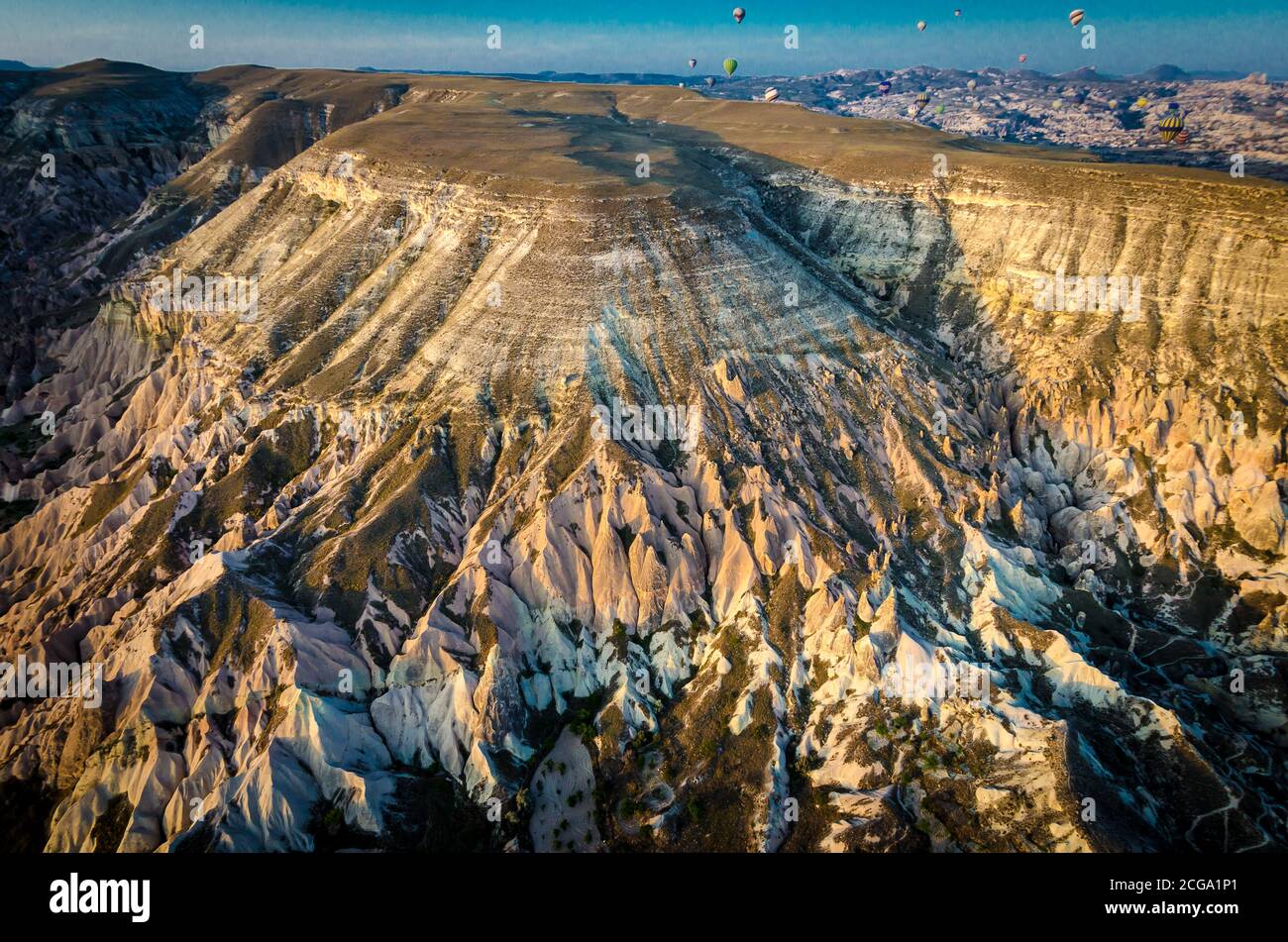 Cappadocia, Turkey showing wind and rain erosion Stock Photo - Alamy