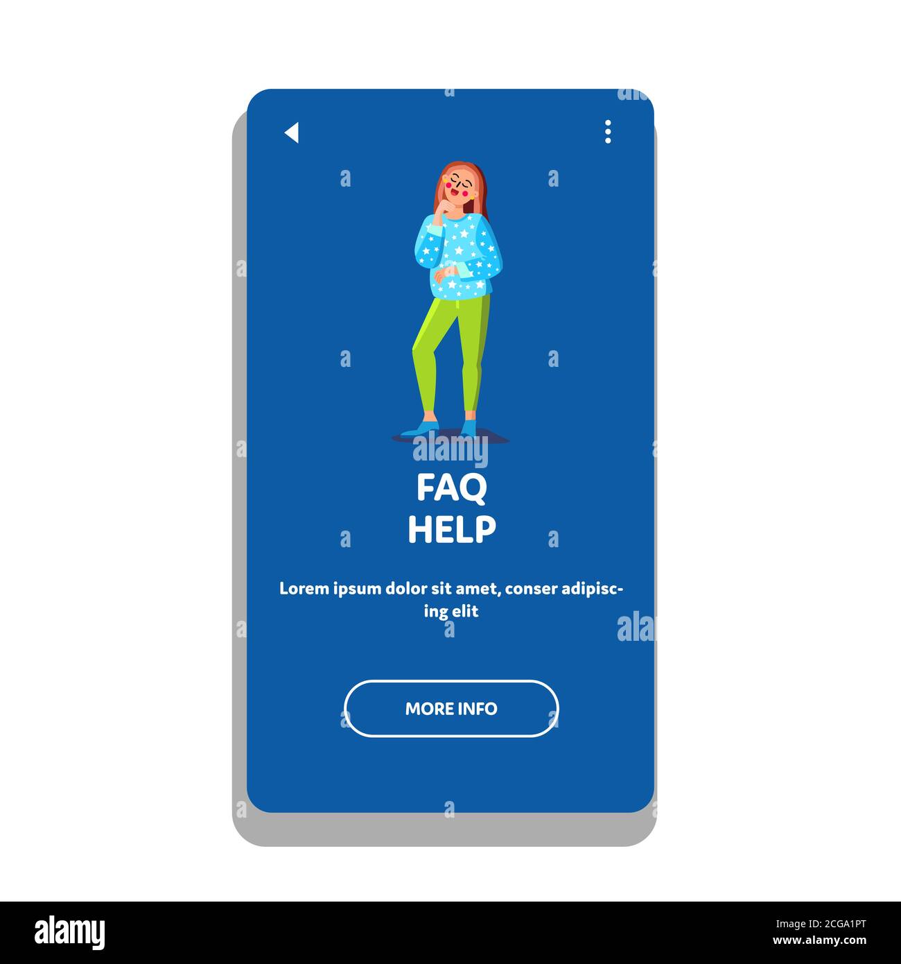 Frequently Asked Questions Faq Help Service Vector Stock Vector Image ...