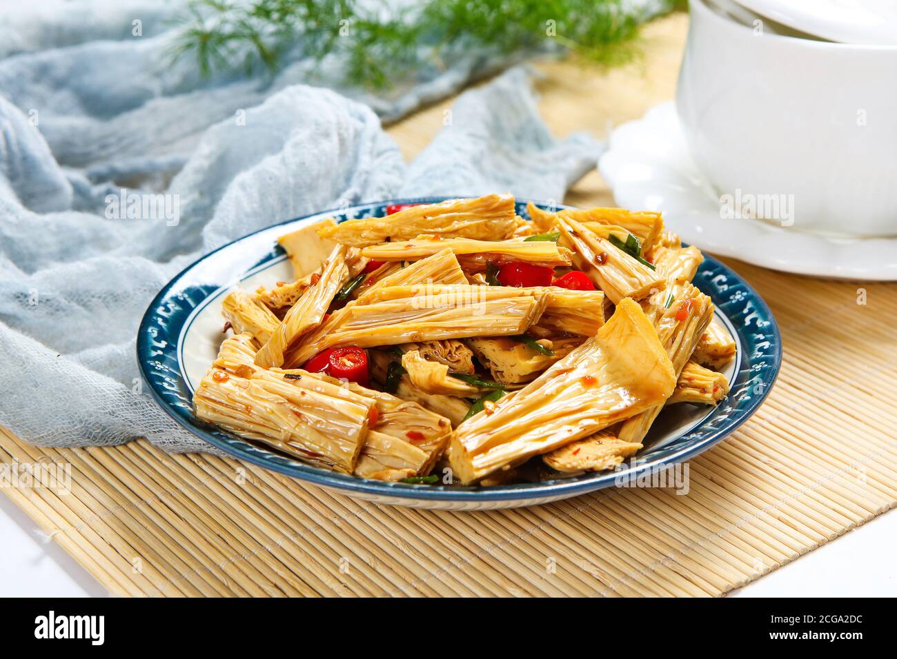 Cold bean curd stick Stock Photo - Alamy