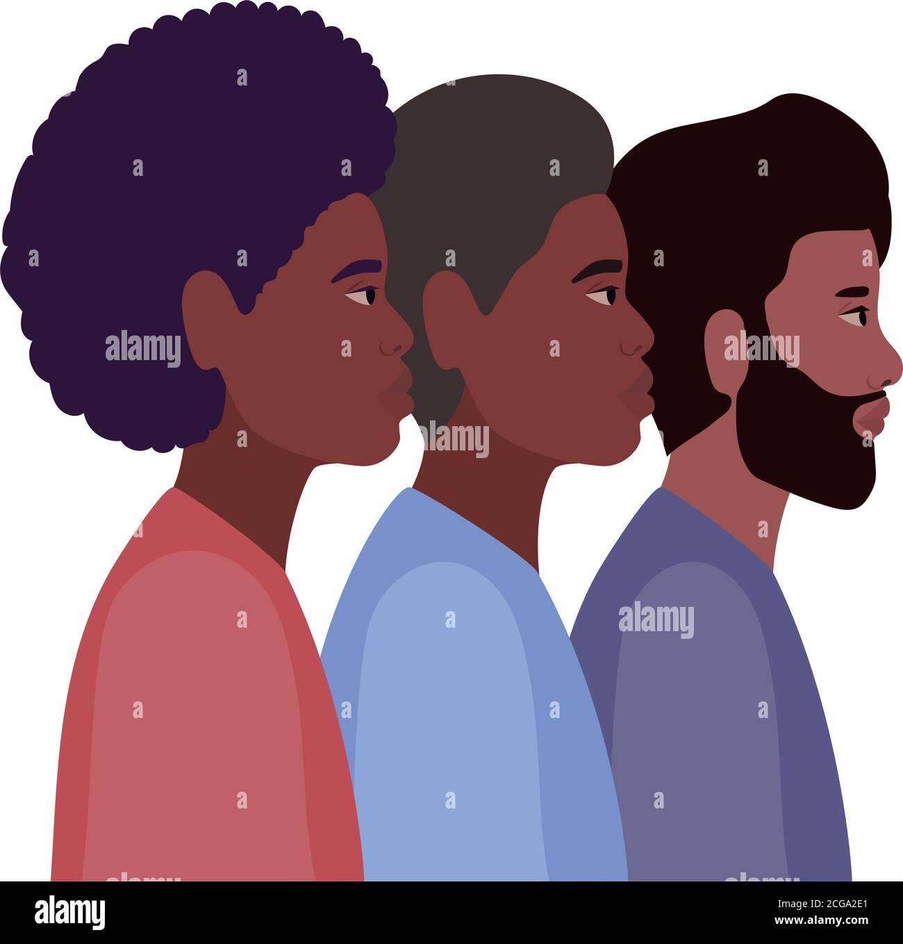men cartoons in side view vector design Stock Vector Image & Art - Alamy