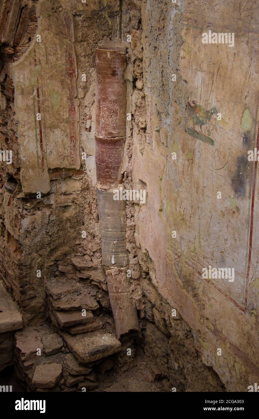 A sewer pipe in Ephesus built by Roman engineers Stock Photo - Alamy